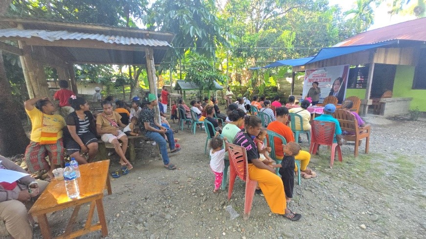 Lis Tabuni Gelar Sosialisasi Empat Pilar Bersama Tapioka - tudepoint.com